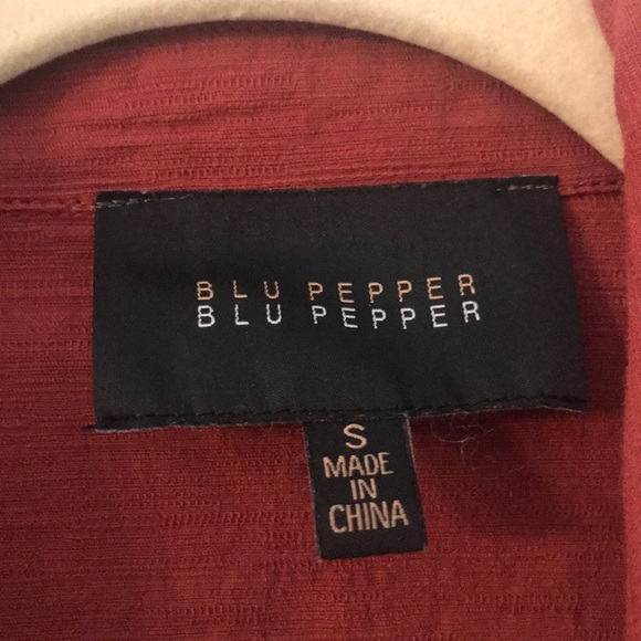 Blu Pepper | Jackets & Coats | Boutique Rustic Red Jacket | Poshmark